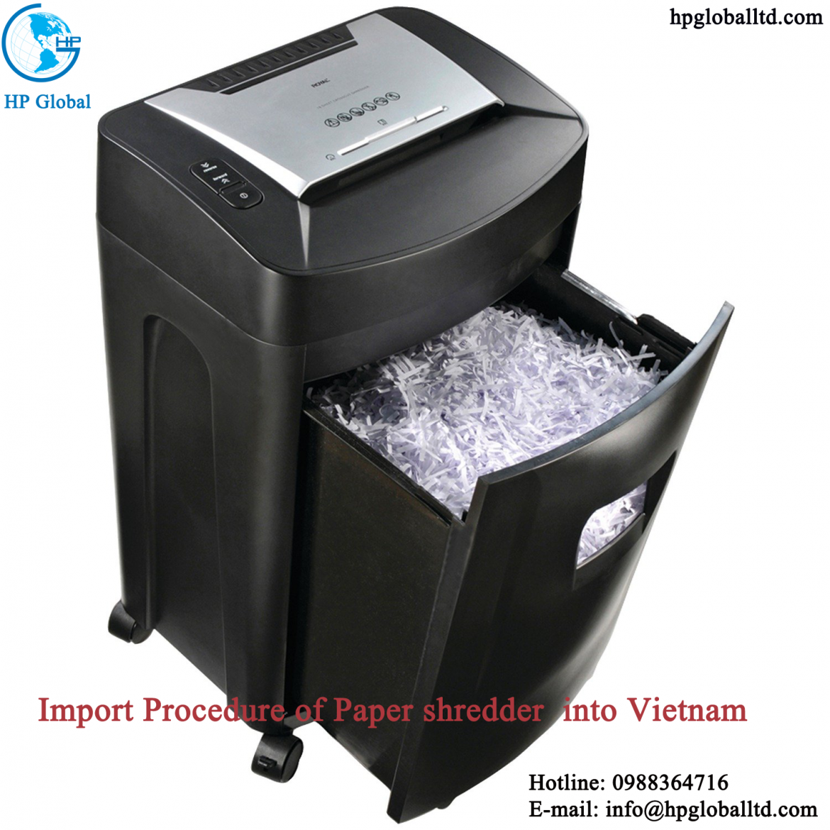 Import duty and procedures for Paper shredder to Vietnam - HPG