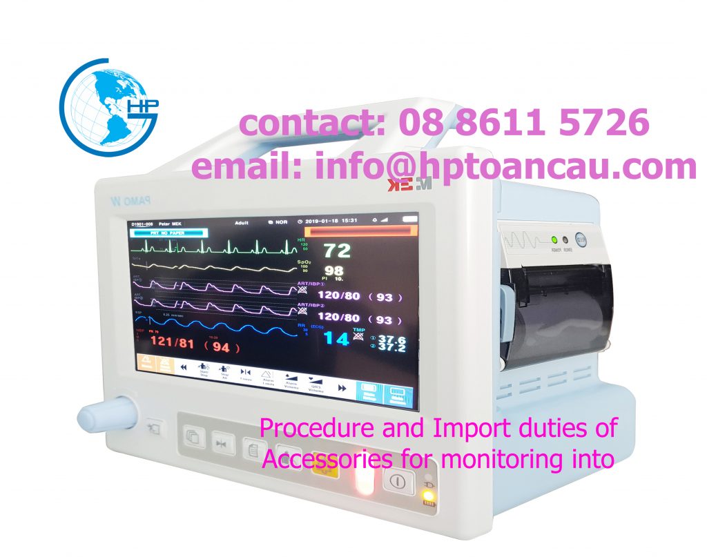 Import duty and procedures for Accessories for monitoring to Vietnam ...