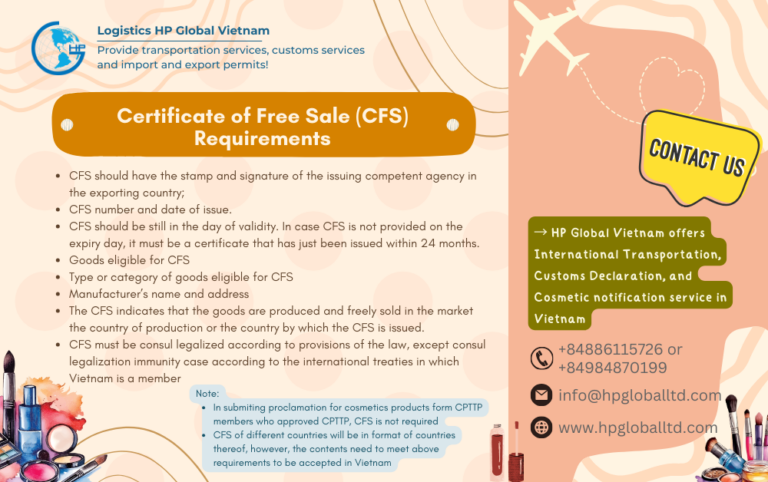 Cosmetic notification service in Vietnam