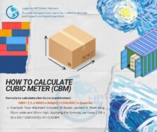 How to calculate Cubic Meter (cbm) in import and export