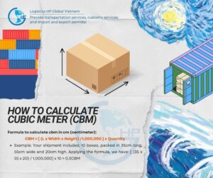How to calculate Cubic Meter (cbm) in import and export