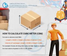 How to calculate Cubic Meter (cbm) in import and export