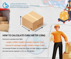 How to calculate Cubic Meter (cbm) in import and export