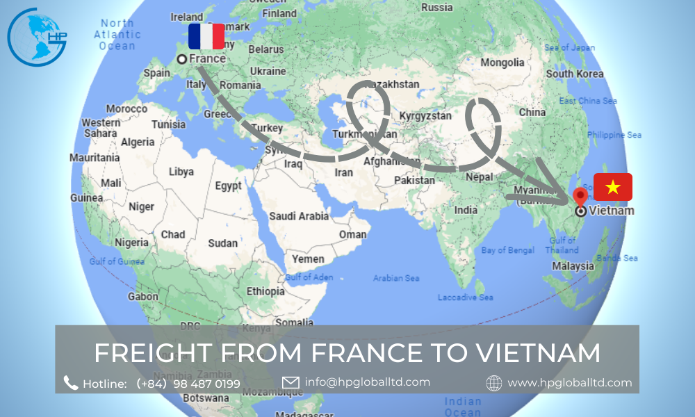 Shipping from France to Vietnam - HP Global