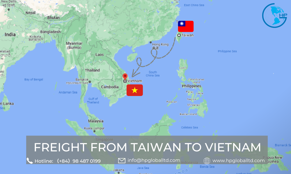 Shipping from Taiwan to Vietnam - Logistics HP Global Co., Ltd