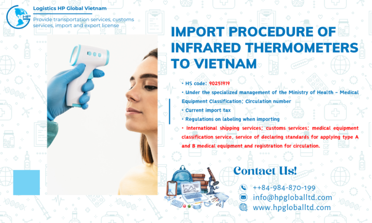 Import duty and procedures for Infrared thermometers to Vietnam