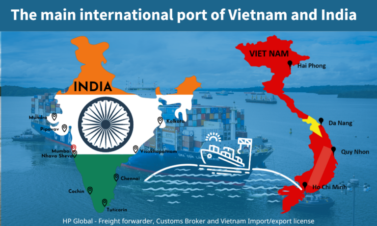 Cargo shipping Vietnam India - Logistics HP Global Vietnam