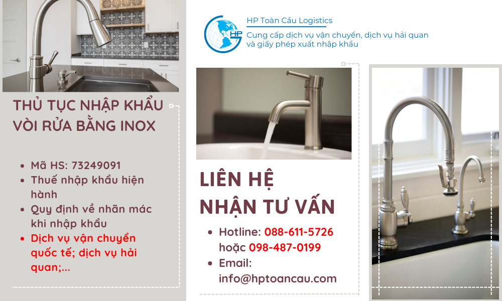HS Code Vòi Nước Bằng Inox: Hướng Dẫn Toàn Diện Cho Doanh Nghiệp Nhập Khẩu