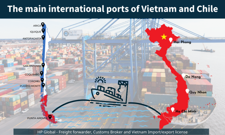 Cargo shipping Vietnam Chile - Logistics HP Global Vietnam
