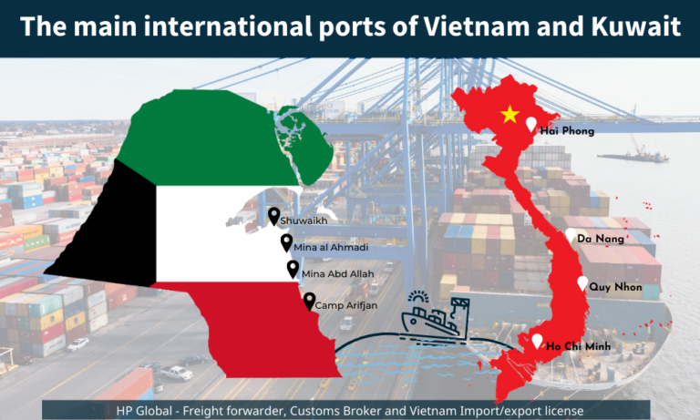 Cargo shipping Vietnam Kuwait - Logistics HP Global Vietnam