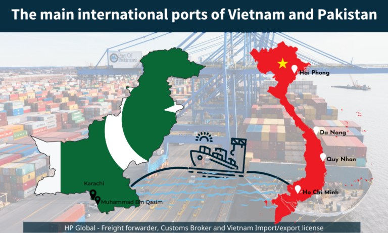 Cargo shipping Vietnam Pakistan- Logistics HP Global Vietnam