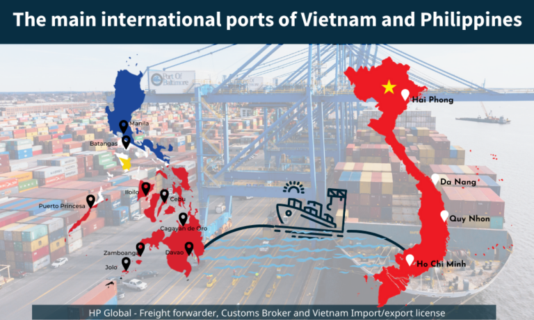 Cargo shipping Vietnam Philippines - Logistics HP Global Vietnam