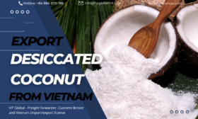 Import procedure of desiccated coconut medium fat from Vietnam