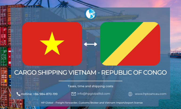 Cargo shipping Vietnam Congo - Logistics HP Global Vietnam